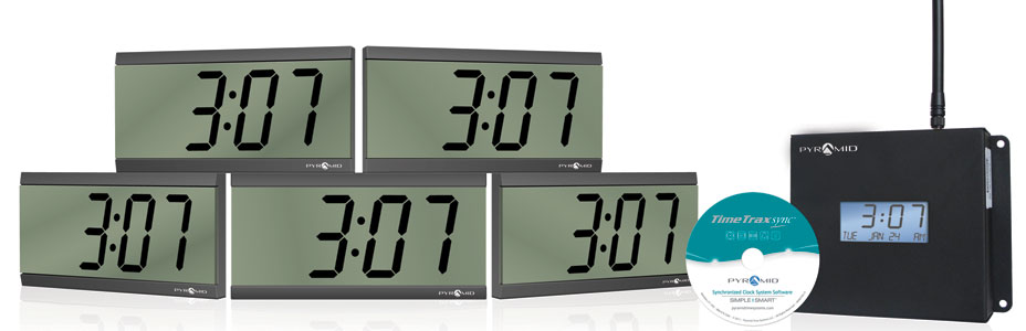 Wireless Master Clocks, Discount Time Clocks, Lathem, Acroprint ...